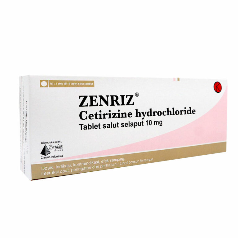 Zenriz Tablet – PT Pyridam Farma Tbk.