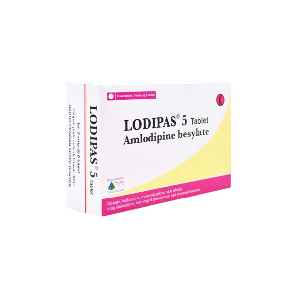 Lodipas 5 & 10 Tablet – PT Pyridam Farma Tbk.