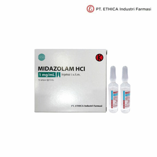 Midazolam HCI 1mg – PT Pyridam Farma Tbk.