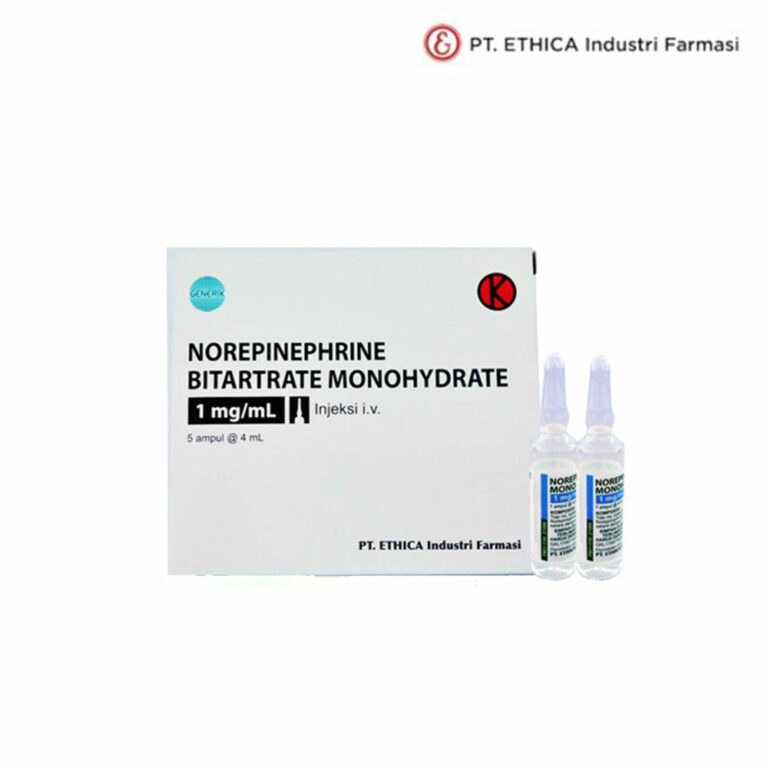 Norepinephrine Bitartrate Monohydrate – PT Pyridam Farma Tbk.