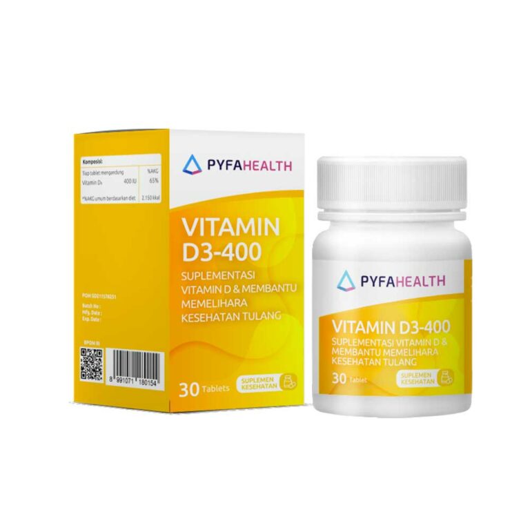 Pyfahealth Vitamin D3-400 – PT Pyridam Farma Tbk.