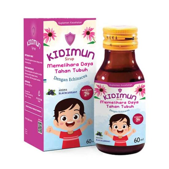 Kidimun Syrup Blackcurrant Flavour – PT Pyridam Farma Tbk.